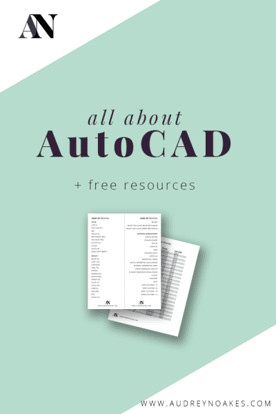 May 2019 is all about AutoCAD for interior designers! - Audrey Noakes
