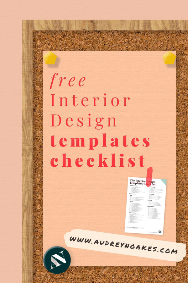 The Interior Design Templates Checklist - Audrey Noakes