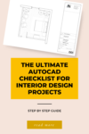 The Ultimate AutoCAD Checklist for Working on Interior Design Projects ...